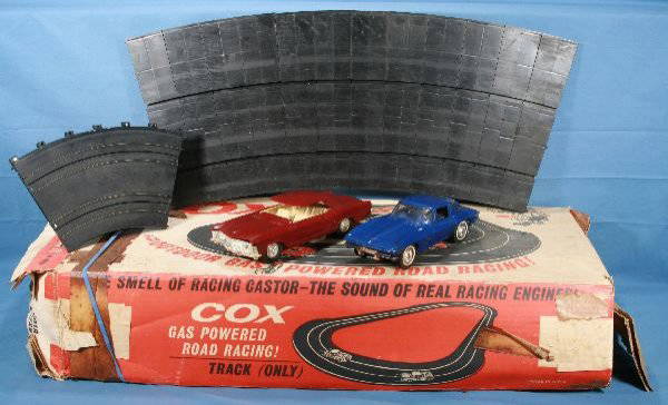 Boxed Cox Gas Powered Slot Car Set