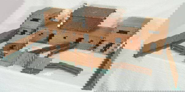 Nette Large Elastolin Western Fort