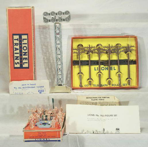 Nette Boxed Lionel 150, 195 & 953 Accessories