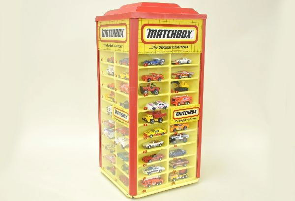 Matchbox Superfast Store Display With Cars