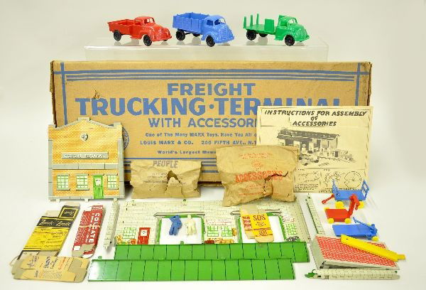 Mint Boxed Marx Freight Trucking Terminal