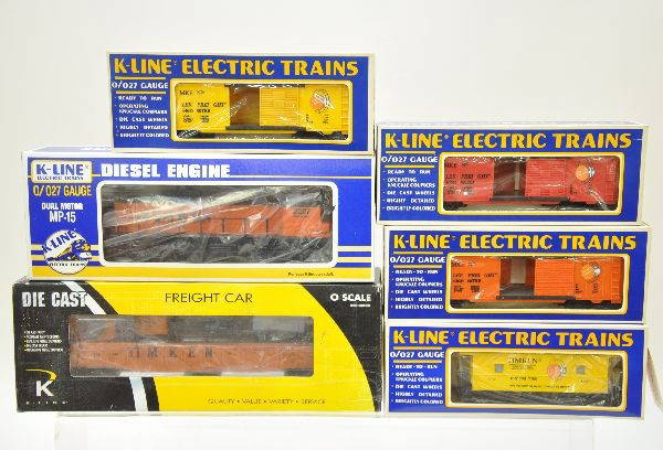 Boxed K Line Timken Train Set
