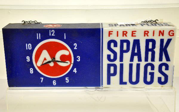 Ac Spark Plug Lighted Sign
