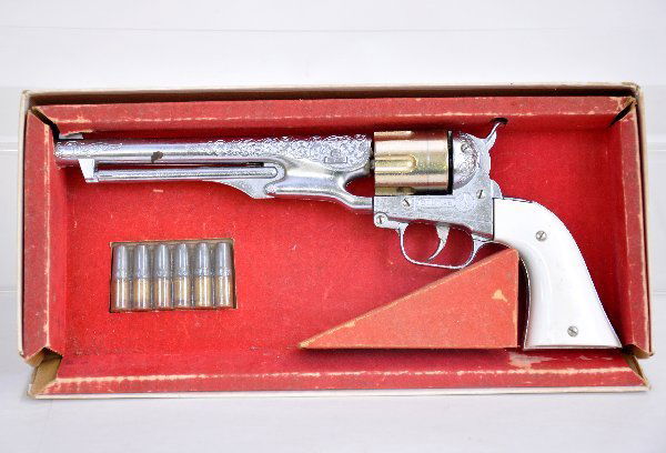 391: Boxed Hubley Colt 45 Cap Pistol
