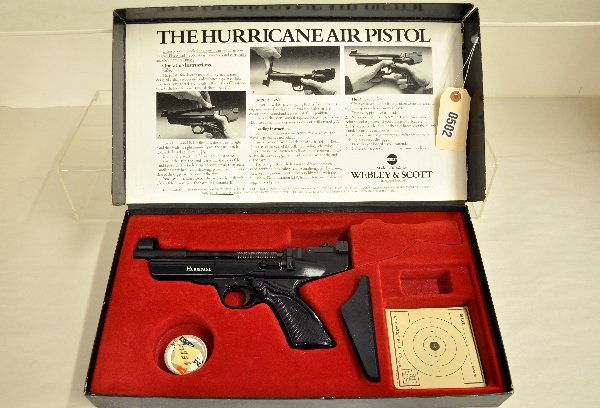 Boxed Webley Hurricane .177 Air Pistol