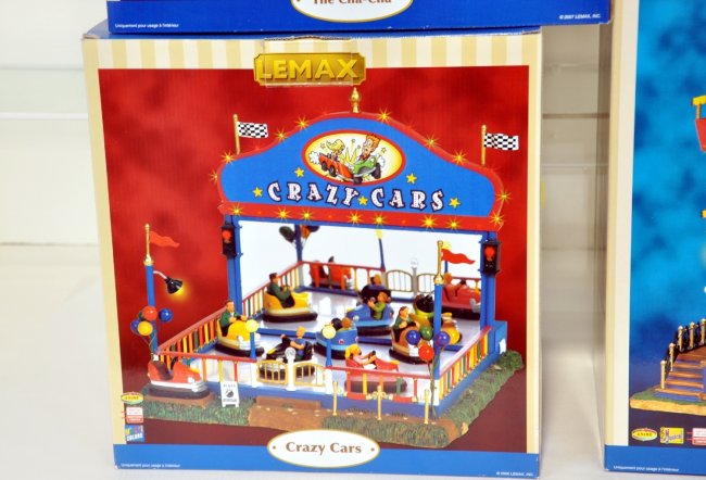 3 Boxed Lemax Carnival Rides : Lot 370