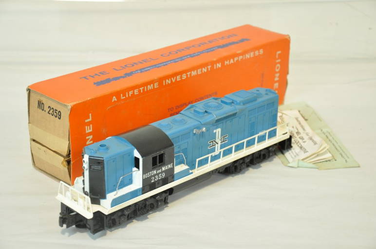 Nice Boxed Lionel 2359 B&m Gp9 Diesel