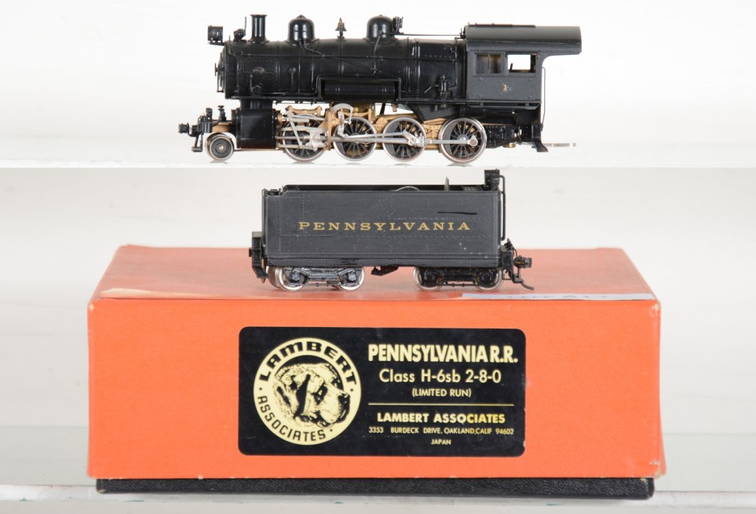 Lambert Brass HO PRR H-6sb 2-8-0 Loco