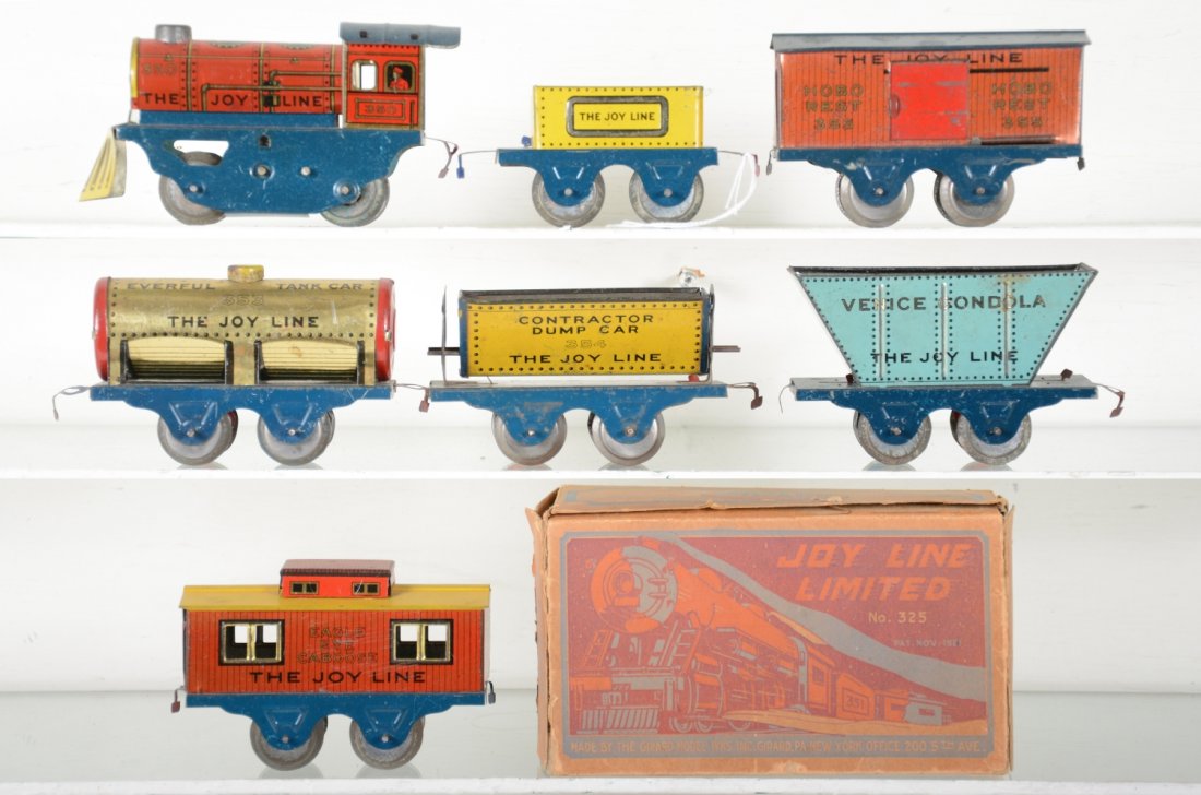 Scarce Marx Joy Line Freight Set, Rare Box