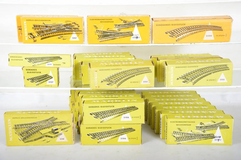 Large Lot Marklin Ho M Track & Switches