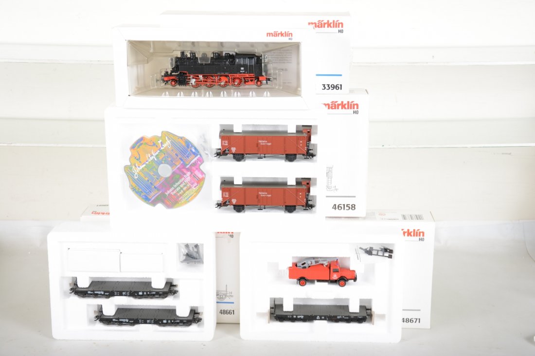 Marklin Ho Db Steam Freight Train