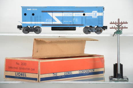 Boxed Lionel 3530 Generator Car