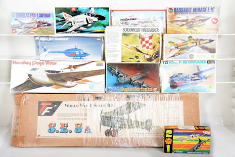 Lindberg Mpc Monogram Airfix Model Airplane Kits