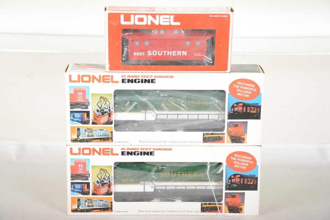 Lionel 8774 & 8758 Southern Gp7 Aa Diesels, Plus