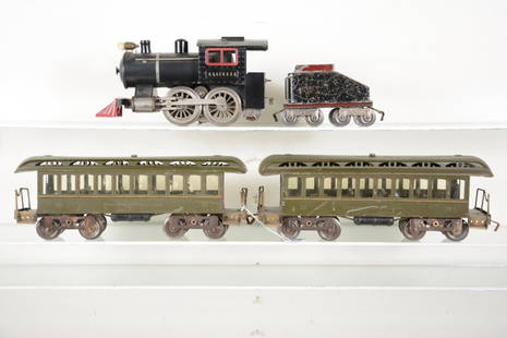 Scarce Elektoy 2" Gauge Steam Loco And Passenger Set