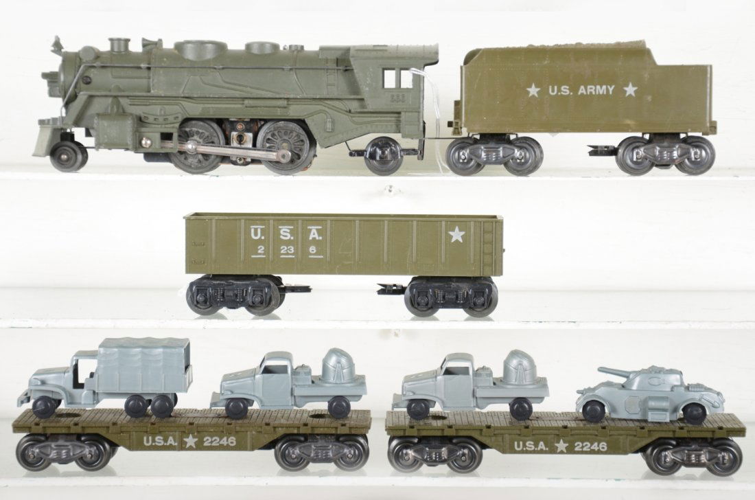 Marx Military Train Set