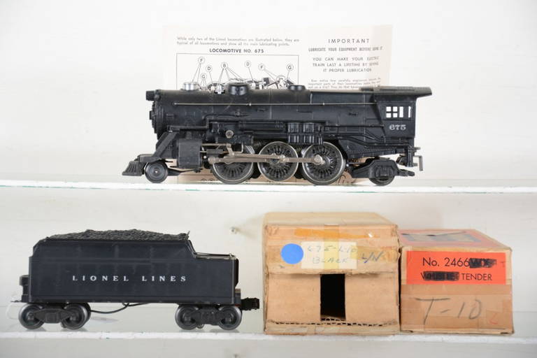 Nice Boxed Early Lionel 675 Steam Loco