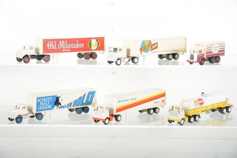 7 Rare Early Winross Trucks