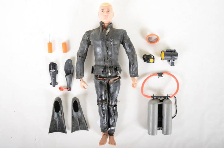 Vintage Hasbro Gijoe Marine Frogman