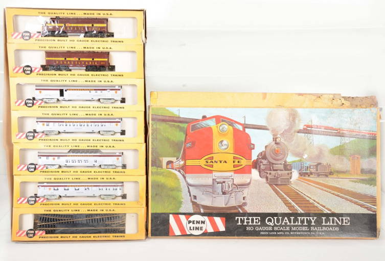 Super Boxed Penn Line Ho Prr Passenger Set