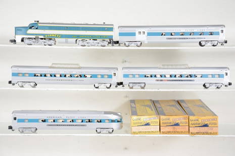 American Flyer Silver Comet Train Set