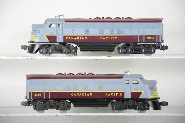 Lionel Mpc 8865 & 8866 Canadian Pacific F3 Aa Diesels