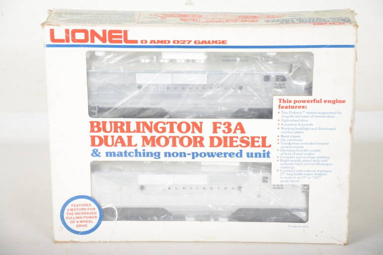Lionel MPC 8054 Burlington F3 AA Diesels - Jun 25, 2016 | NETTE ...