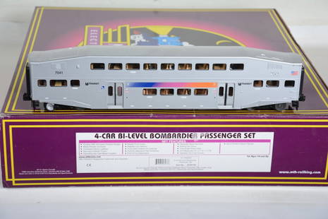 Mth C&nw Bi Level Passenger Set