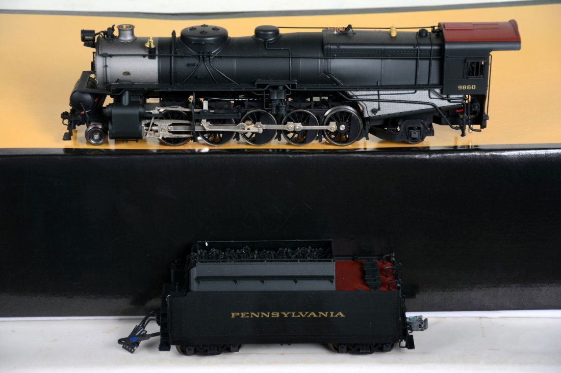 O Ga. 3rd Rail Sunset Brass Prr N1s Steam Locomotive