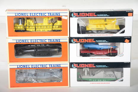 5 Lionel Military Cars