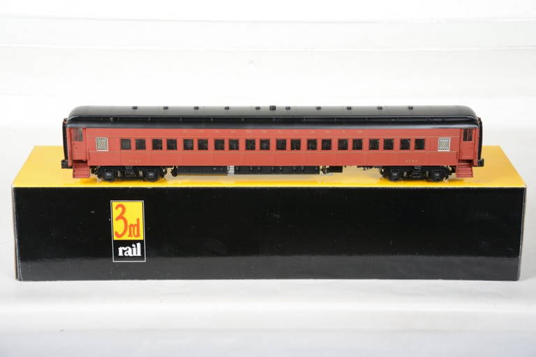 O Ga. 3rd Rail Sunset Brass Prr P70 Coach