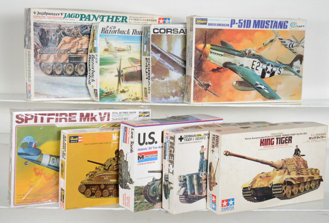 Vintage Military Model Kits