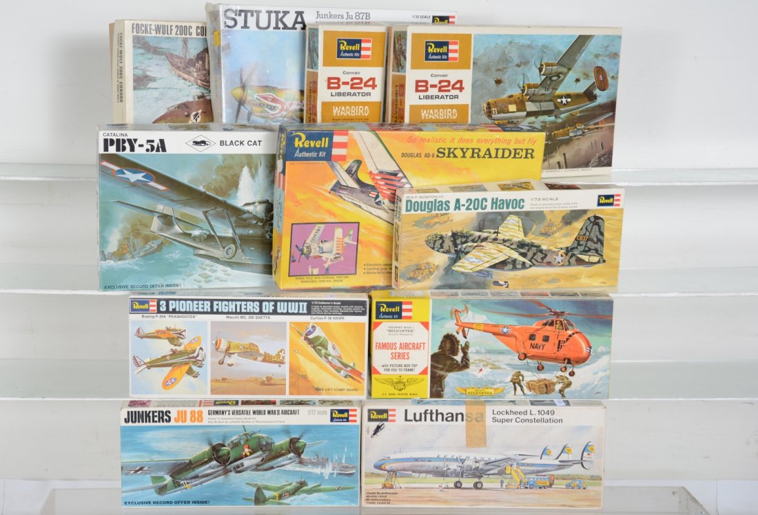 Vintage Revell Airplane Model Kits