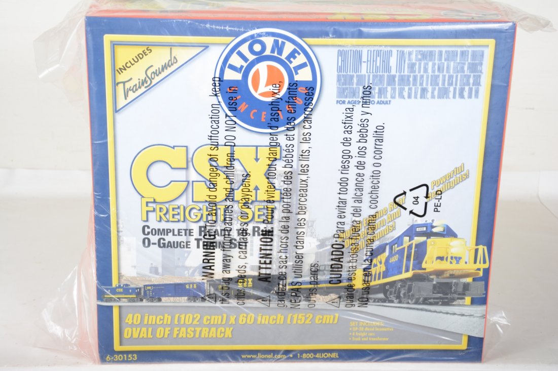 Lionel 30153 CSX Diesel Freight Set - Aug 20, 2016 | NETTE Auctions in CT