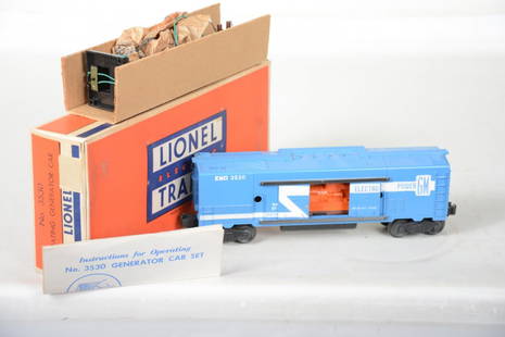 Boxed Lionel 3530 Generator Car