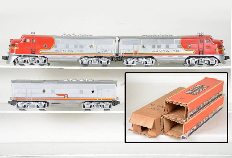 Clean Boxed Lionel 2343 Sf F3 Aba Diesels