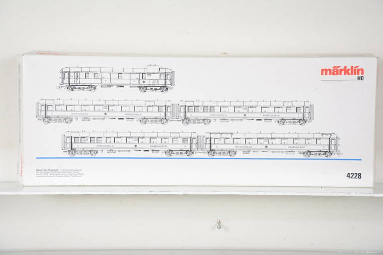 Marklin Ho 4228 Rheingold Passenger Car Set