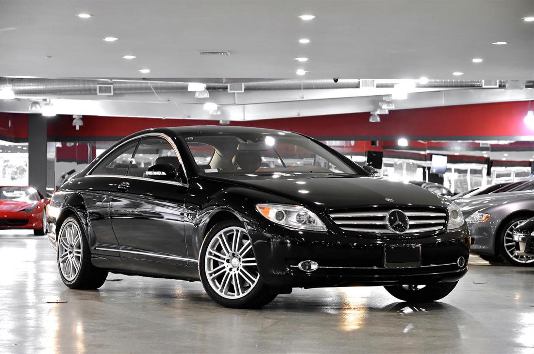 2008 Black Mercedes-Benz CL-Class CL600 Coupe