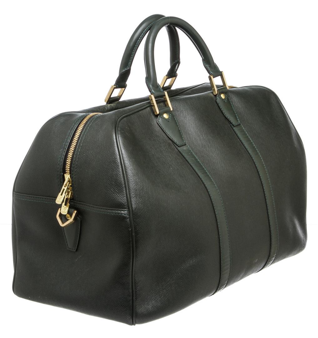 Louis Vuitton Green Taiga Leather Kendall PM Travel Bag - Apr 30, 2020 ...