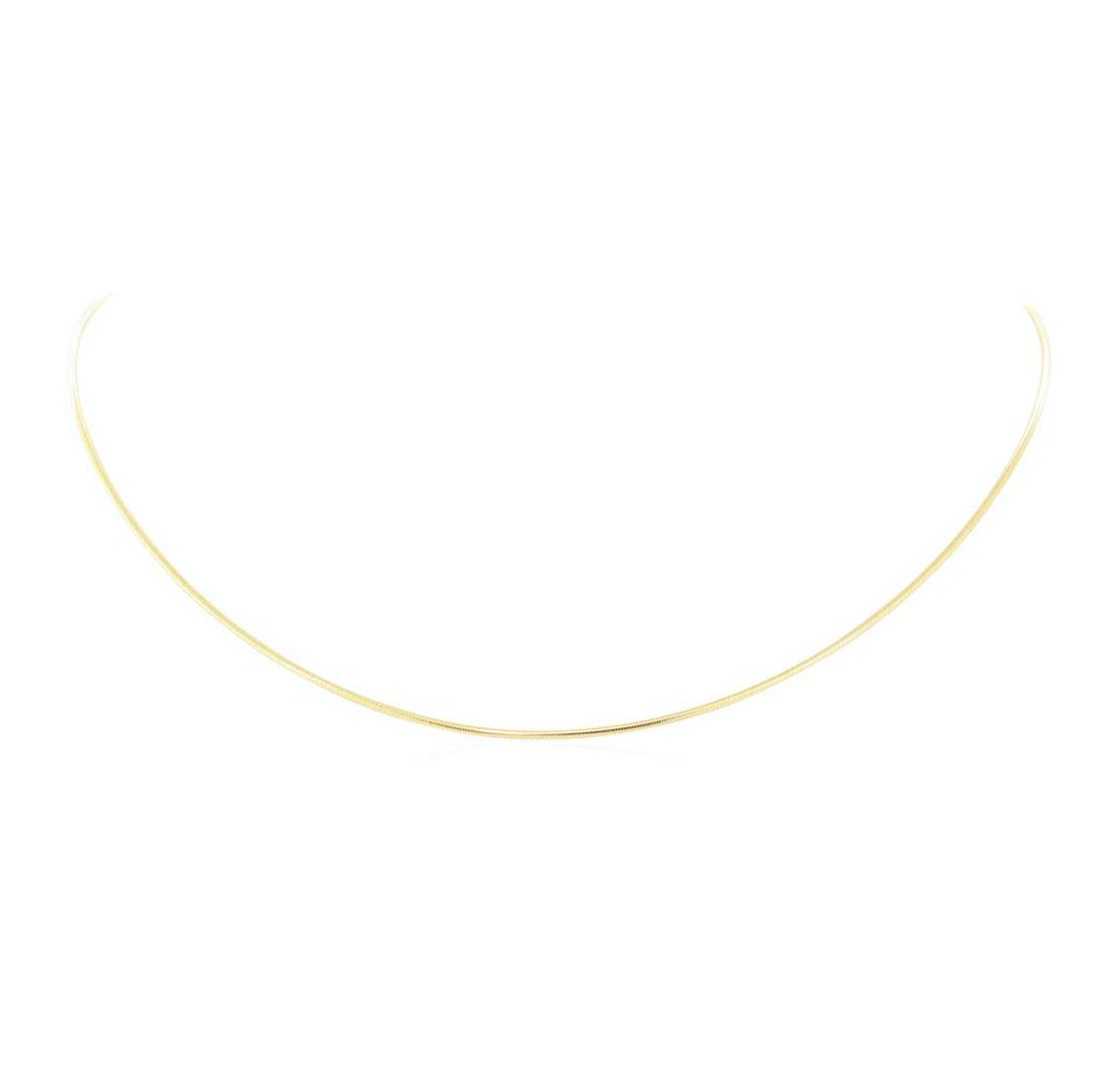 18 Inch Rounded Snake Chain 14kt Yellow Gold