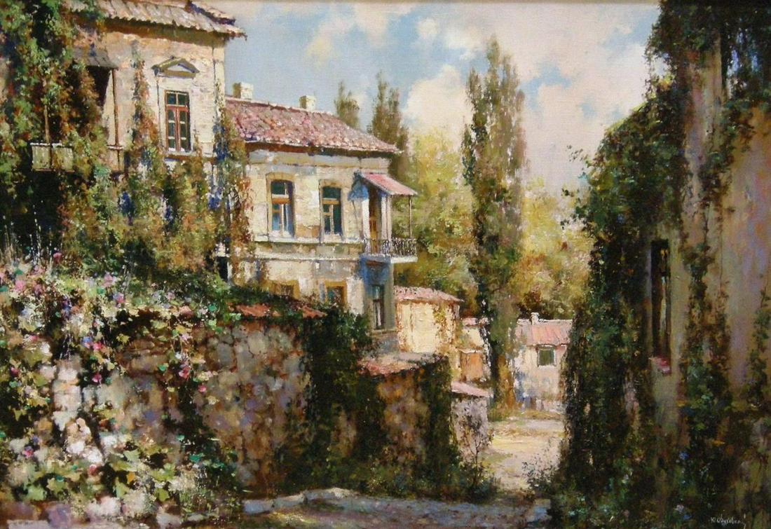 Old Feodosia By Yuri Obuhovskiy Auction