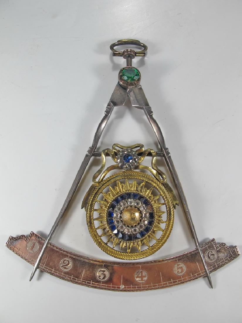 Masonic 90% silver Past Master jewel
