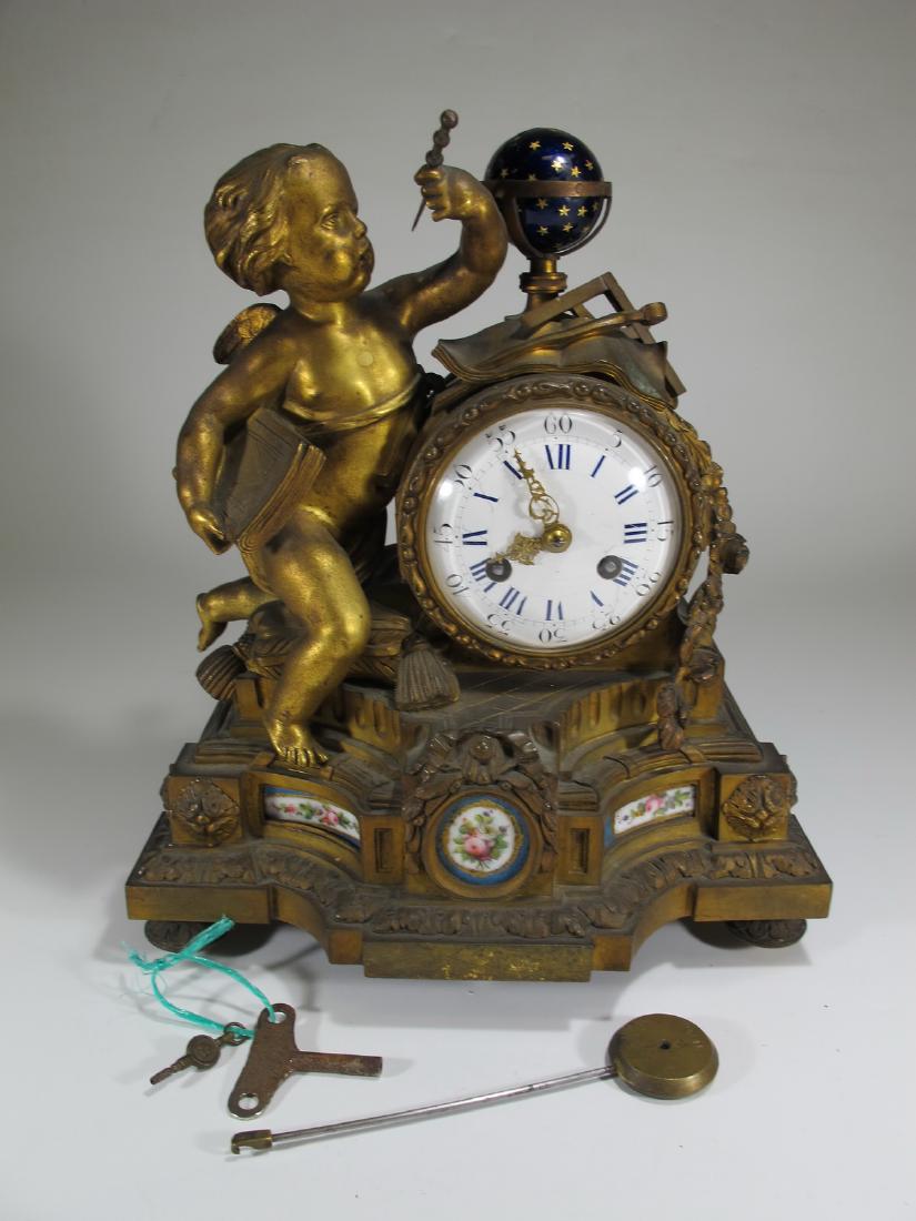 Antique Roblin, Paris bronze & enamel clock, marked - Jun 27, 2018 ...