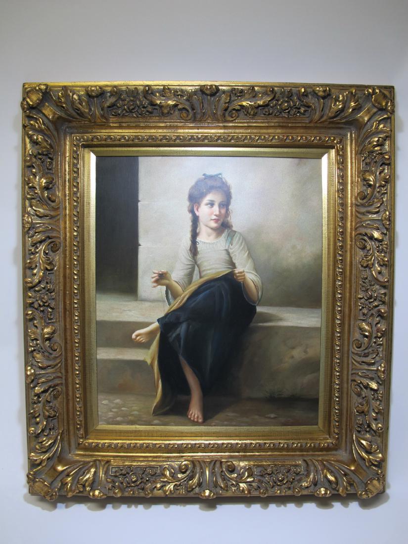 Signed Vernet oil on canvas painting