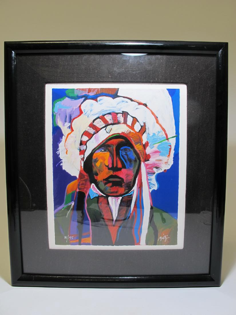 John Nieto (1936) American Artist Serigraph