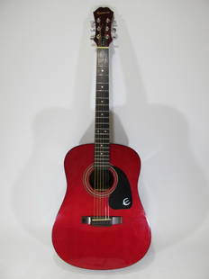 Epiphone Model Pr 6e Tb Guitar W/hardcase