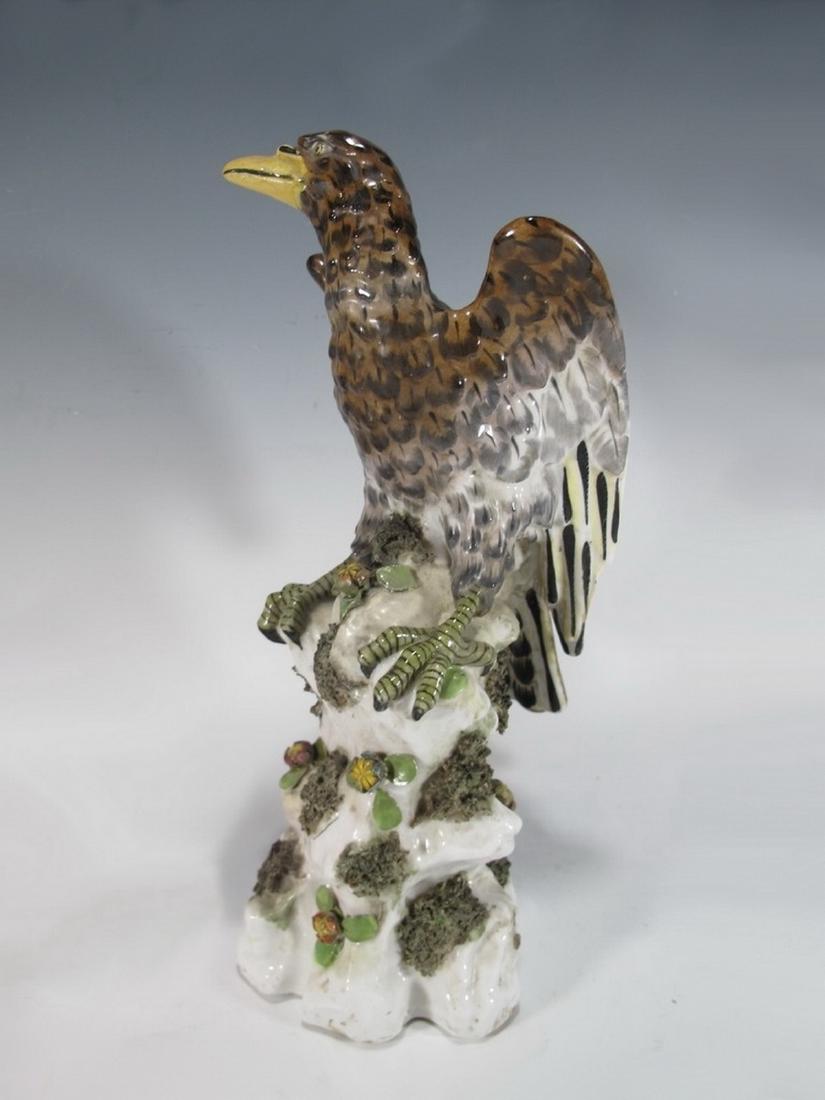 Antique German bird porcelain statue