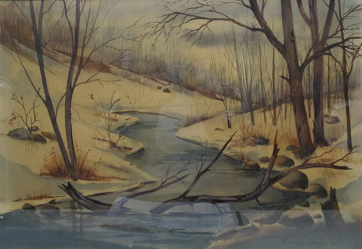 Andrew Wyeth (1917 2009) Watercolor Painting