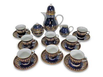 Gdr Weimar Porzellan Echt Kobalt Porcelain Plates