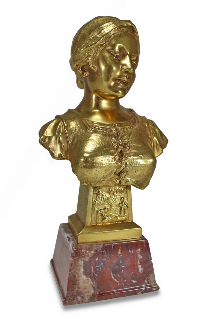 Dominique Alonzo (act.1910 1930) Bronze Bust